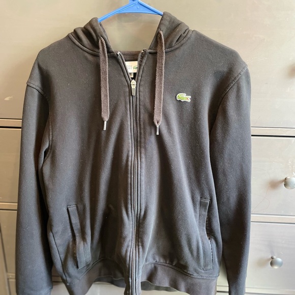 Lacoste | Sweaters | Lacoste Zip Up Hoodie | Poshmark